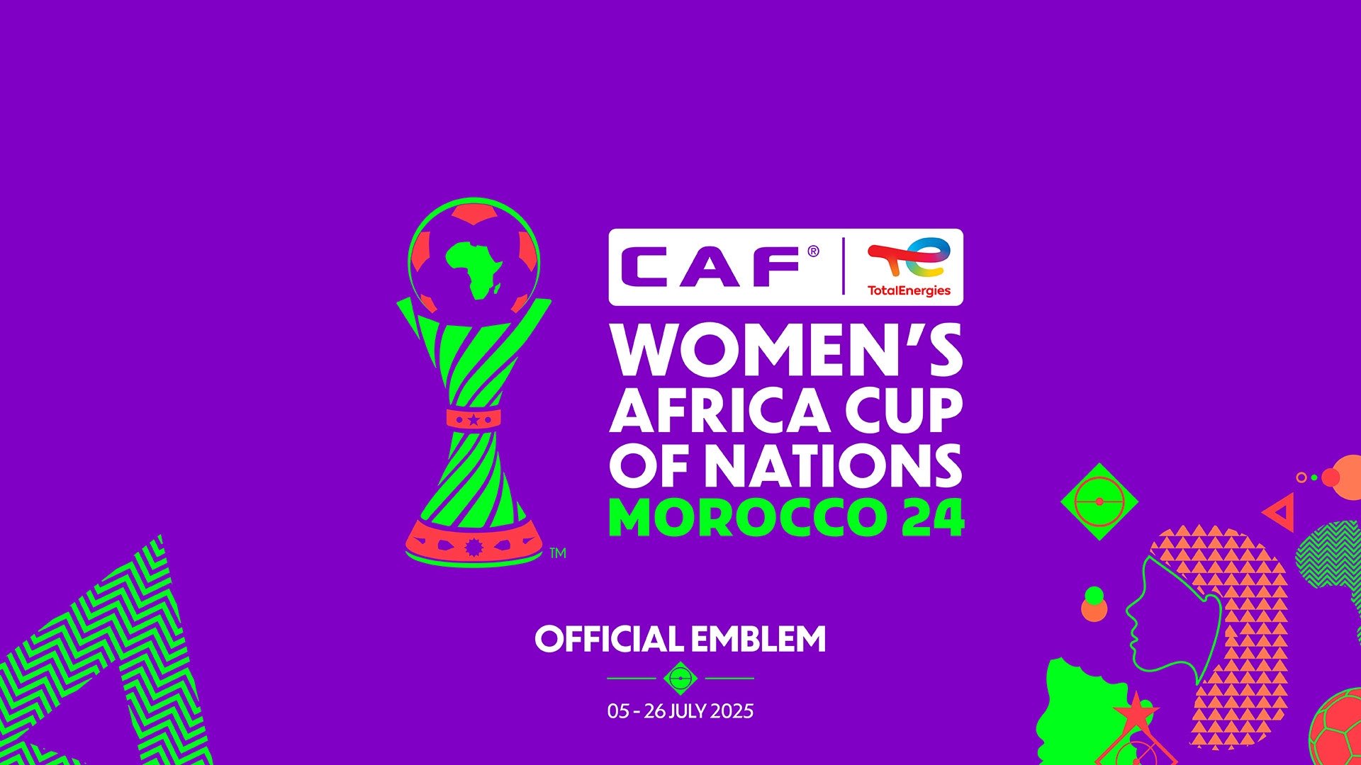WAFCON 2025: CAF Unveil New Visual Identity With Match Emblem And New ...