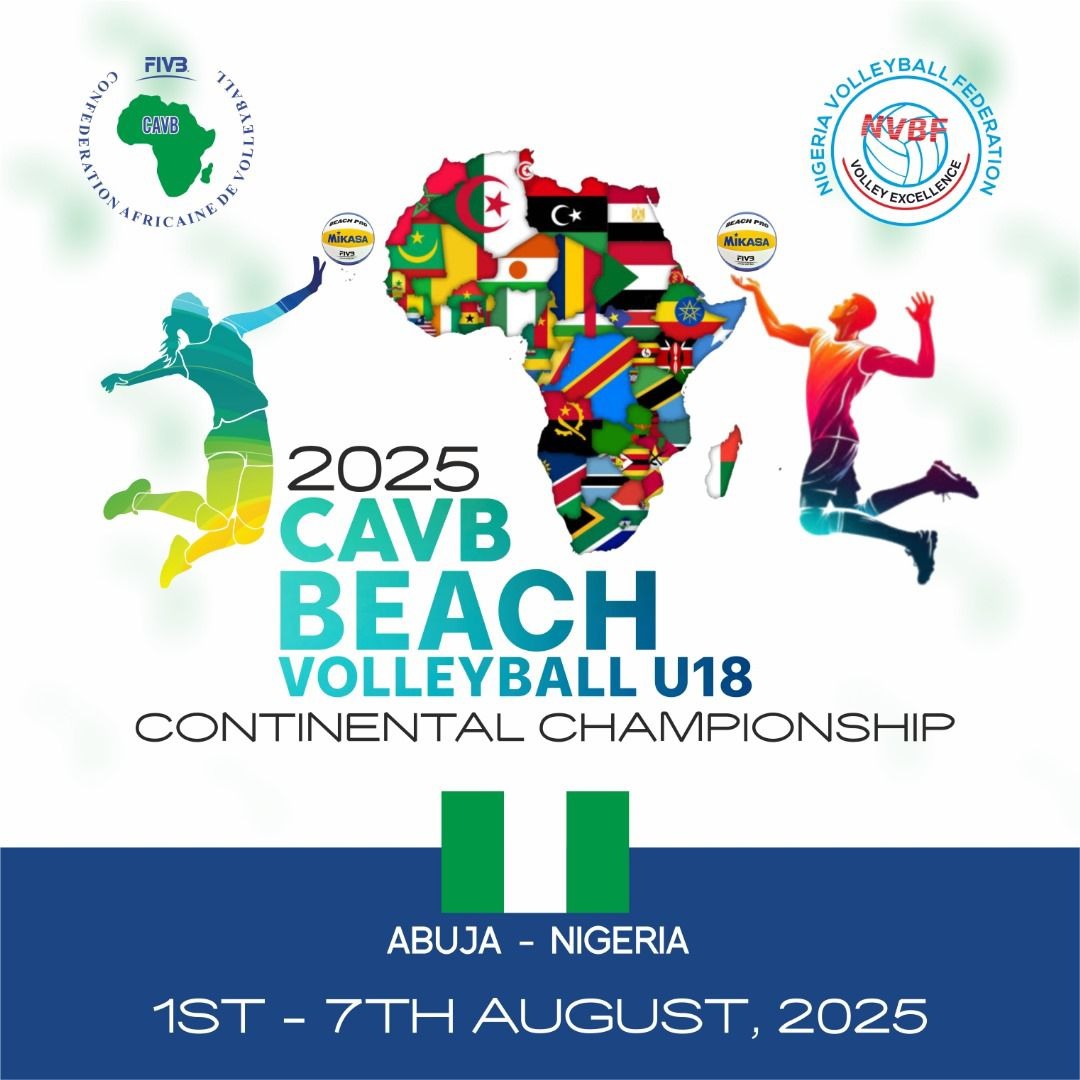 Nigeria set to host 2025 CAVB U18 Beach Volleyball Championship - Sport ...