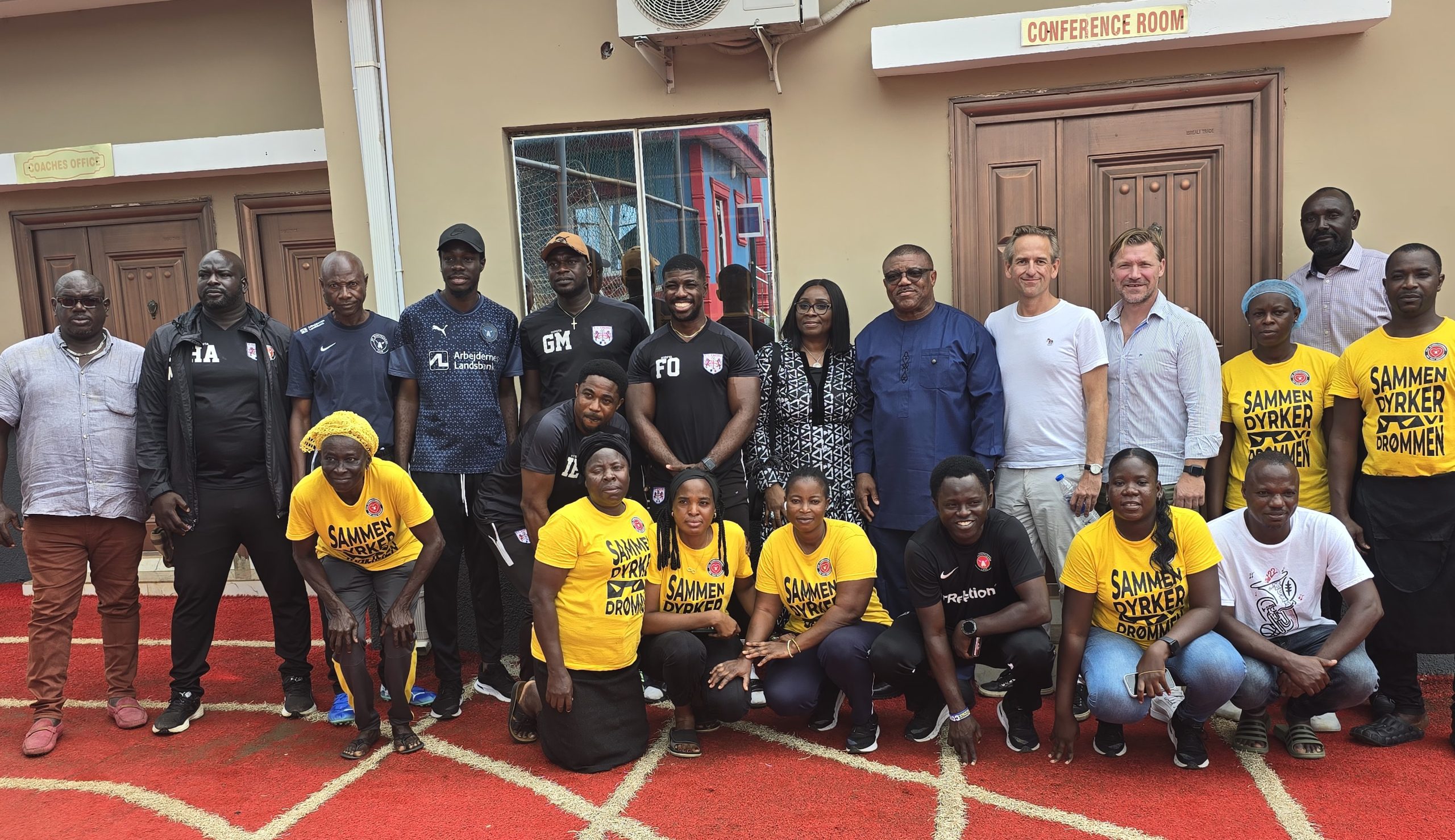 FOOTBALL DEVELOPMENT: Danish Ambassador Rates FC Ebedei Stadium, Sports ...